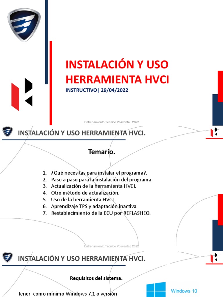 Instructivo Instalacion y Uso Herramienta HVCI | PDF | Programa de computadora | Programación
