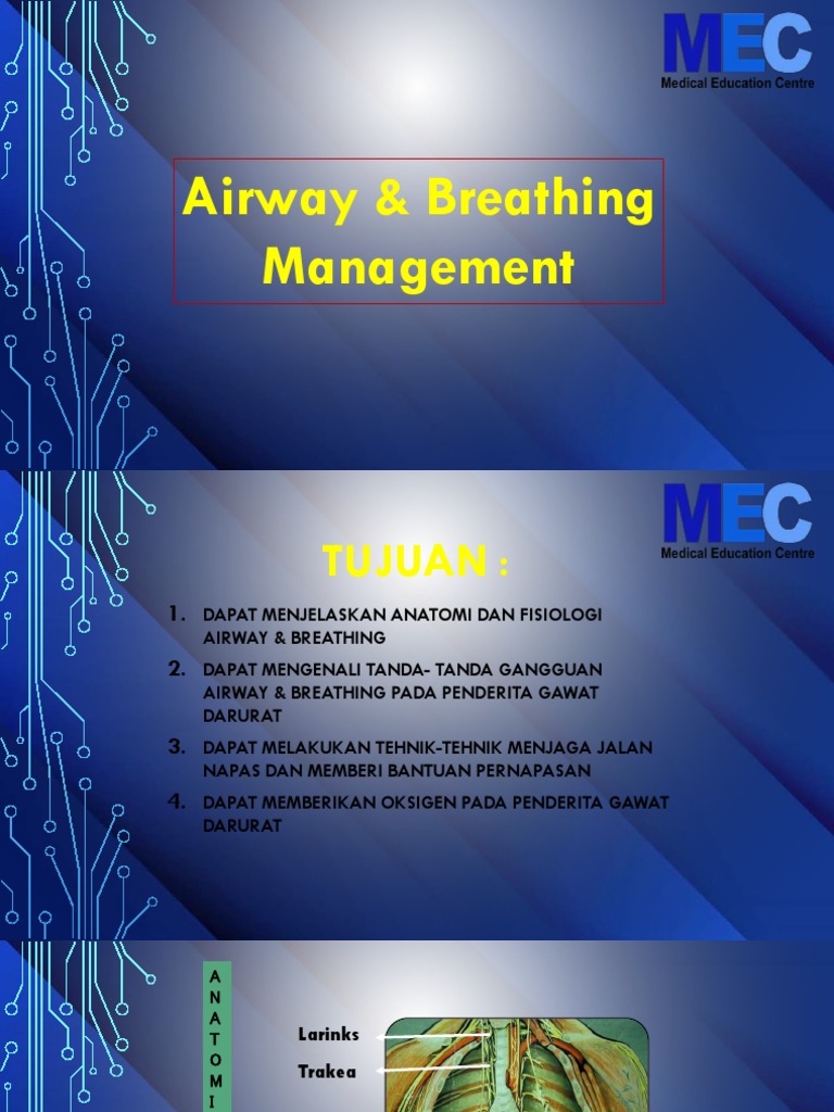Airway Breathing PDF | PDF