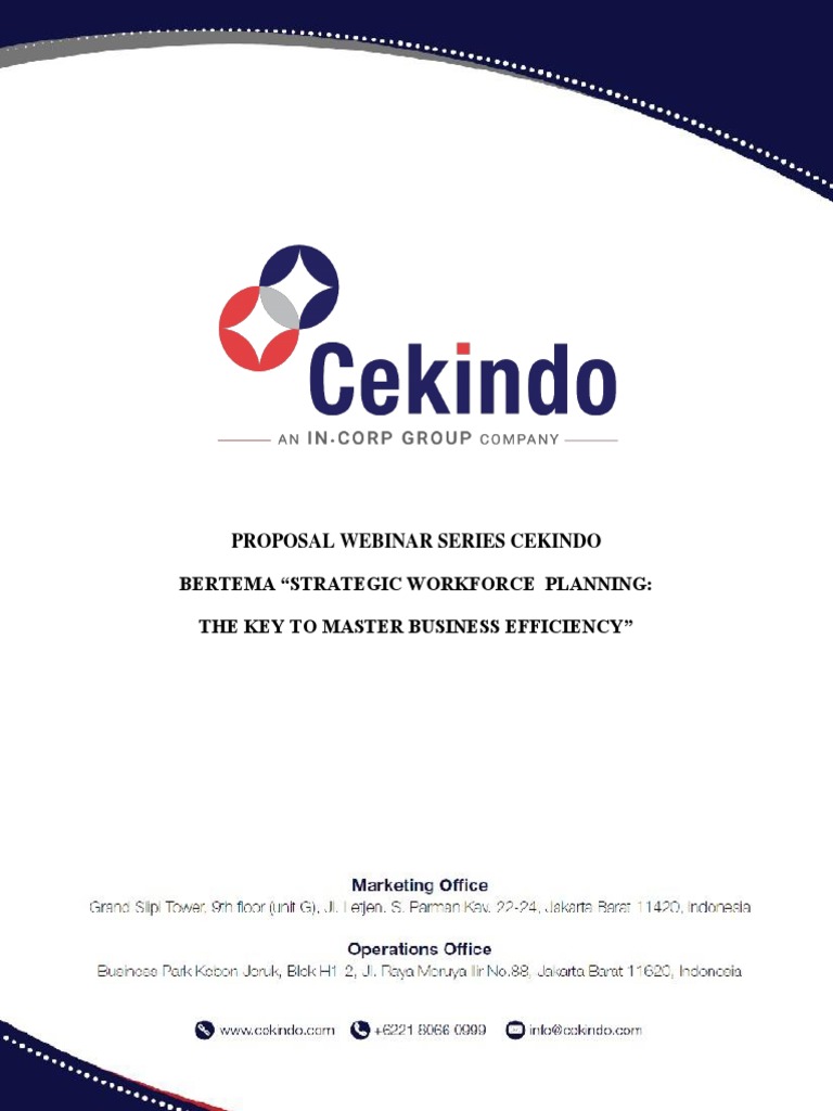 Proposal Webinar Cekindo PDF | PDF