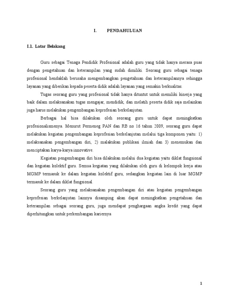 LAPORAN Pengembangan Diri | PDF | Karier & Perkembangan | Pengembangan Diri