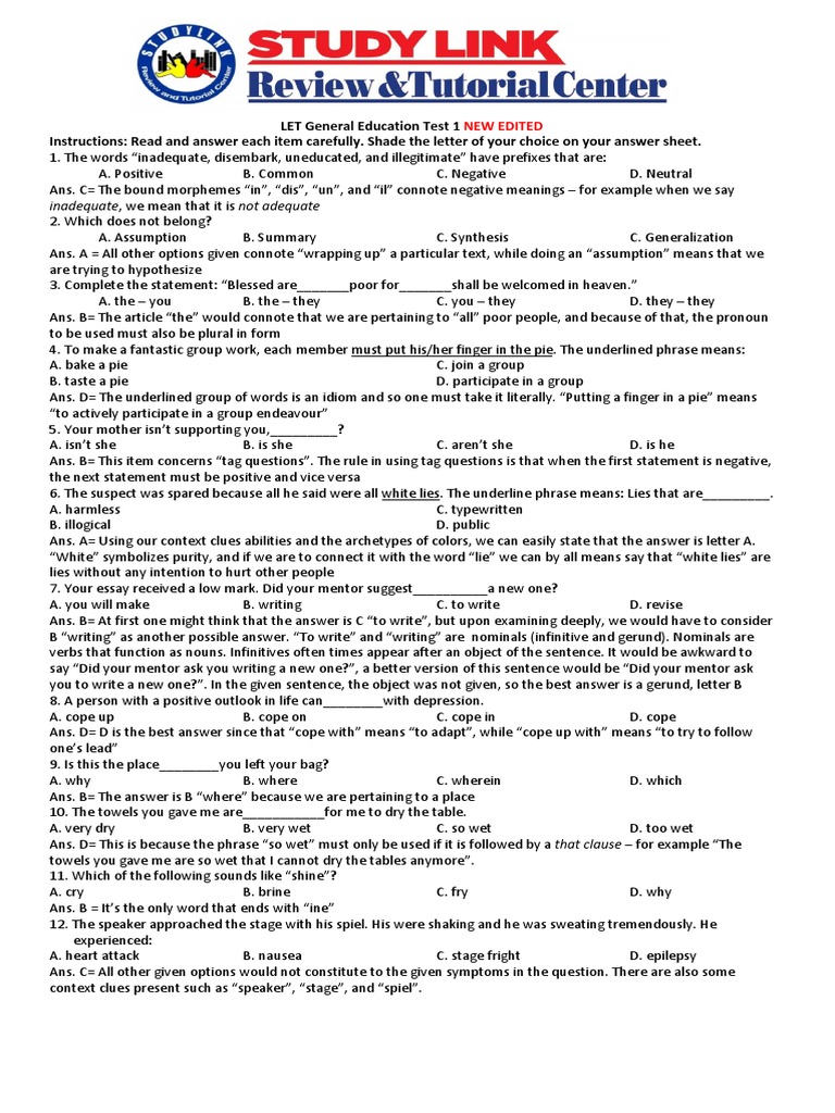 General Education Exam Prep | PDF | Ozone Depletion | Chlorofluorocarbon