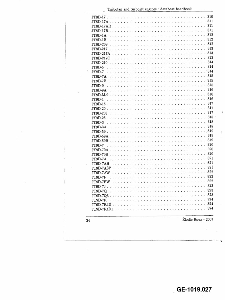v20 - GE-1019 Turbofan and Turbojet Engines Database Handbook-27-34 ...