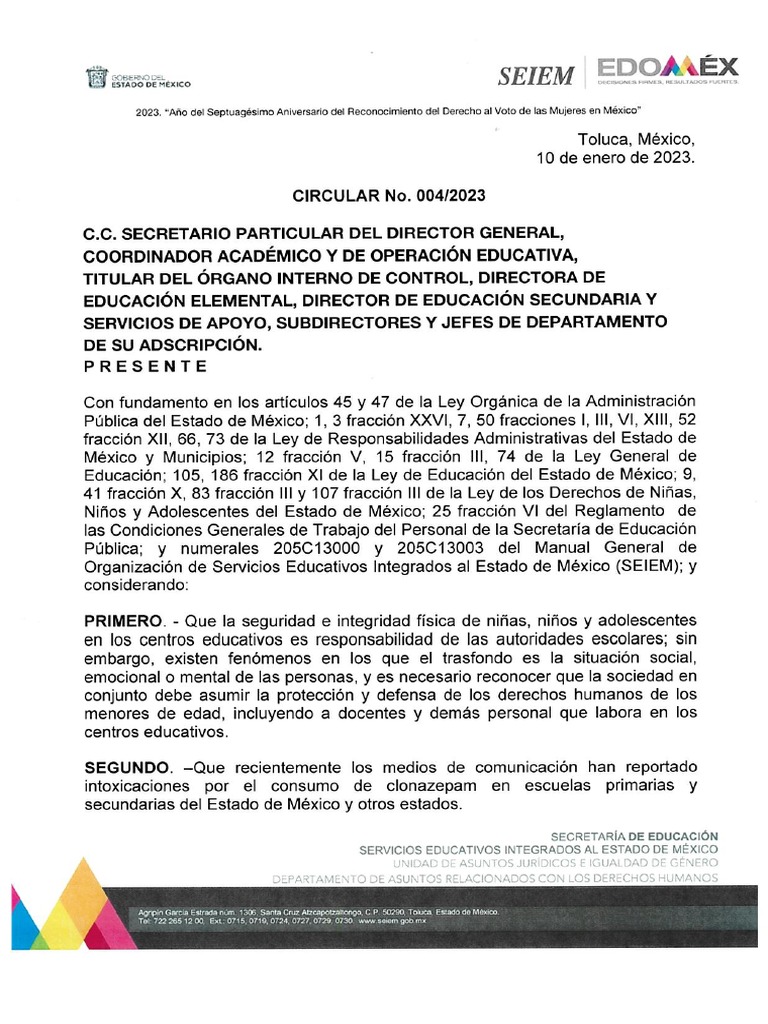 Circular 004 202302-10-2023-190038 | PDF