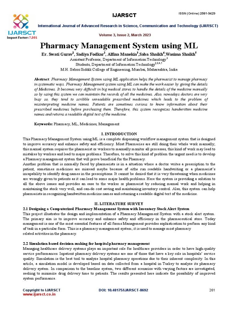 Paper 8692 | PDF | Pharmacy | Medical Prescription