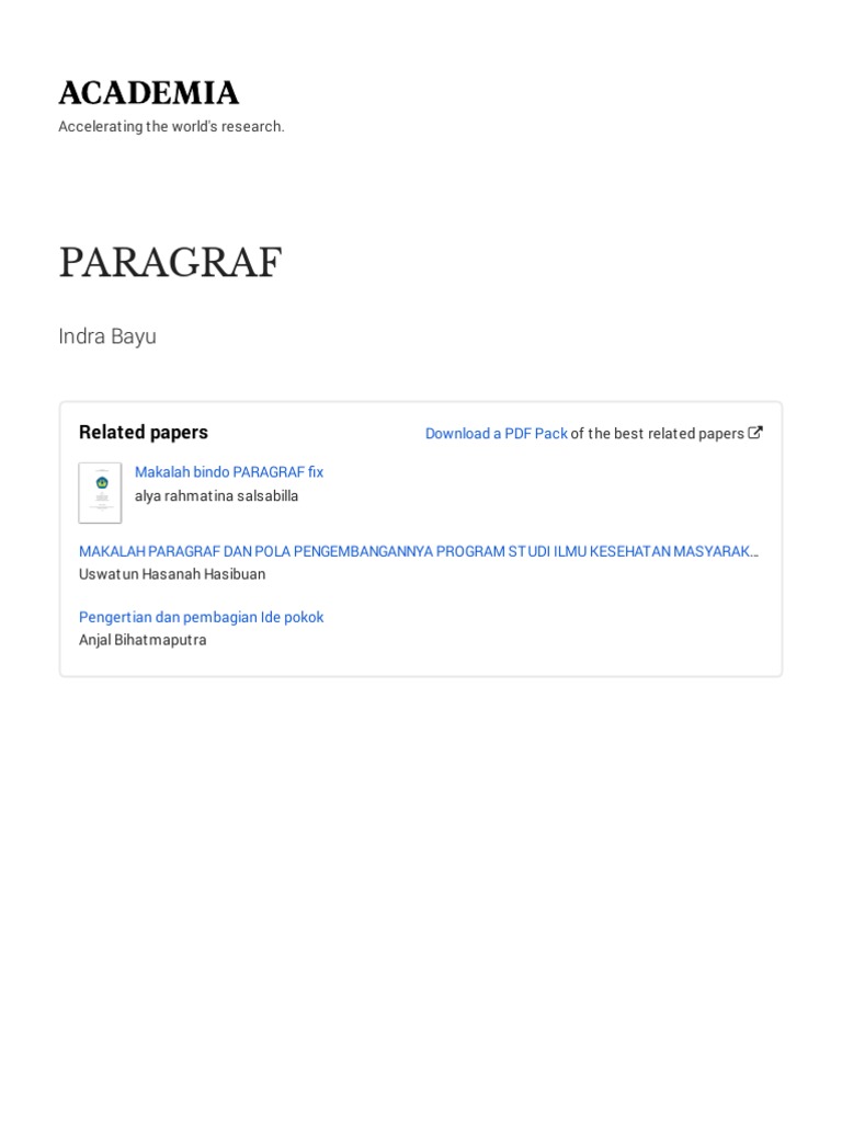 Paragraf | PDF