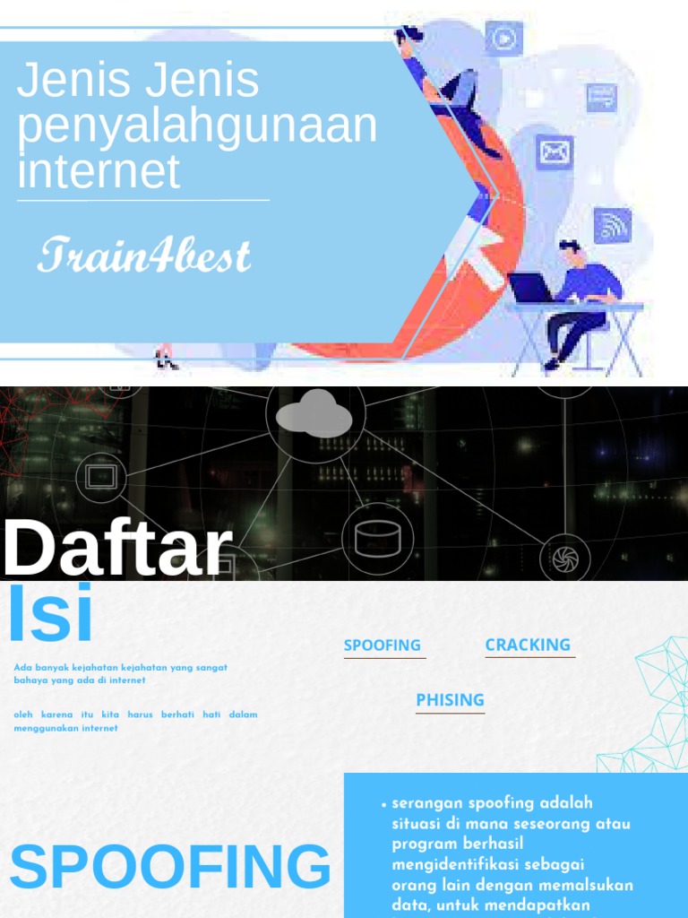 Literasi Digital - Materi 3 Jenis Jenis Penyalahgunaan Internet | PDF