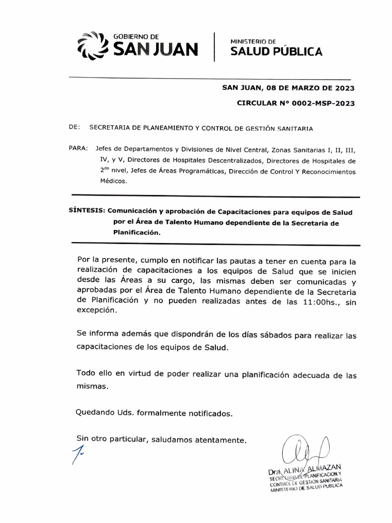 Circular 002-2023 PDF | PDF