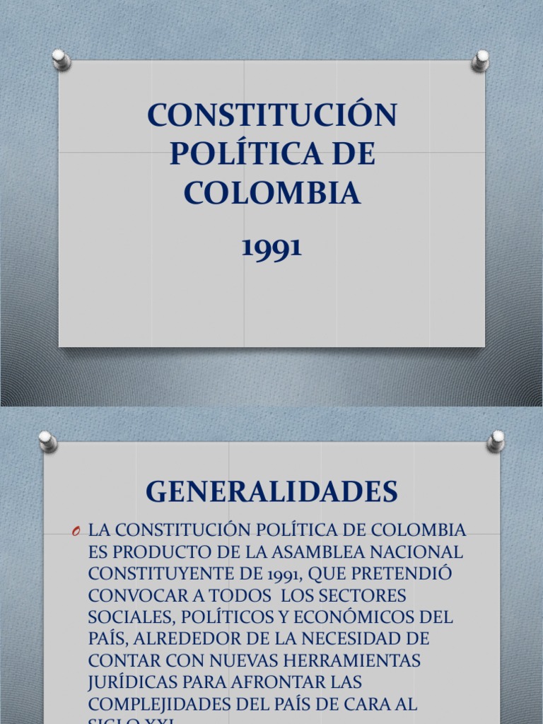 Constitución Política De Colombia Ok Pdf Instituciones Sociales