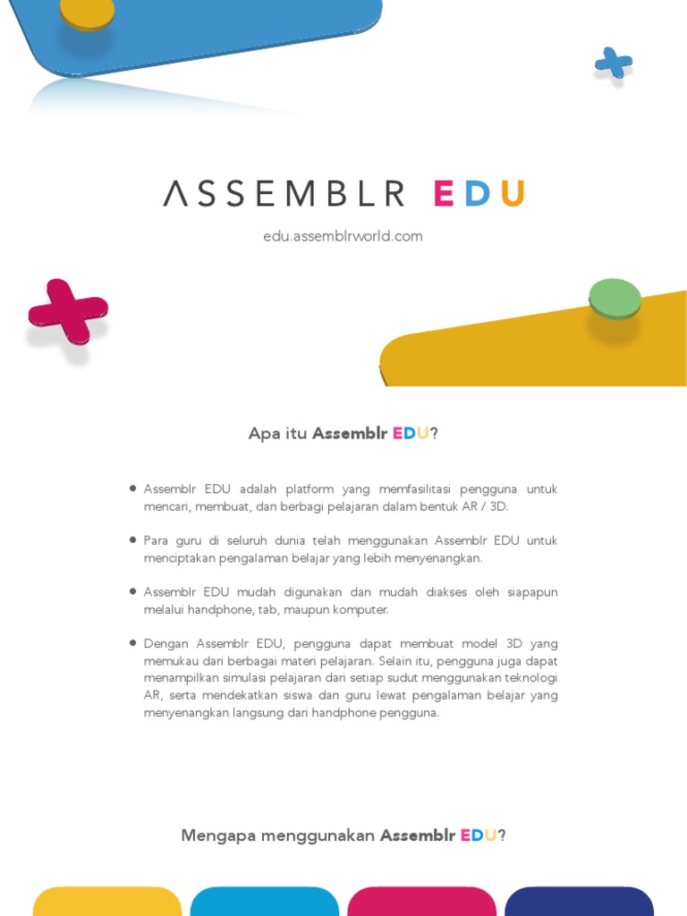 Assemblr Edu Deck | PDF