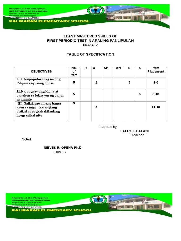 Paliparan Es Project 555 G4 | PDF