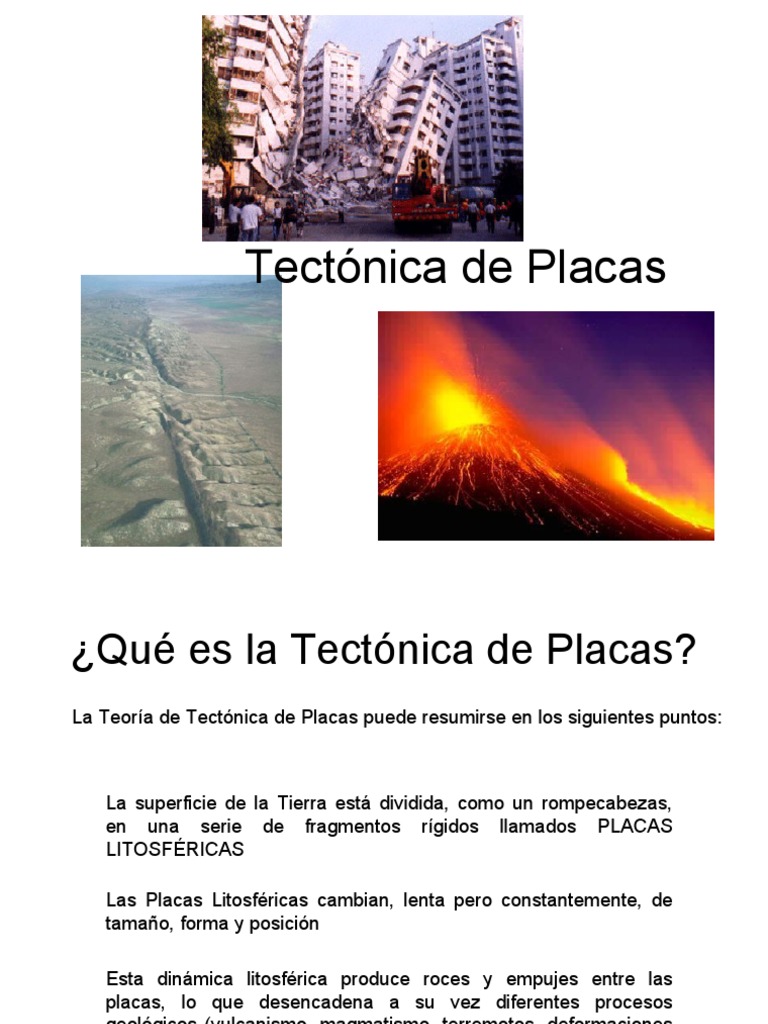 Tectónica de Placas: Tipos y Pruebas | PDF | Placas tectónicas ...
