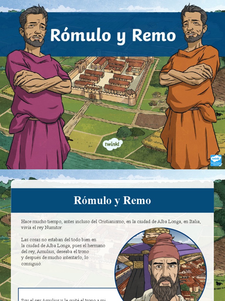 Presentacion Romulo y Remo - Ver - 1 | PDF | Romulus y Remus | Roma antigua