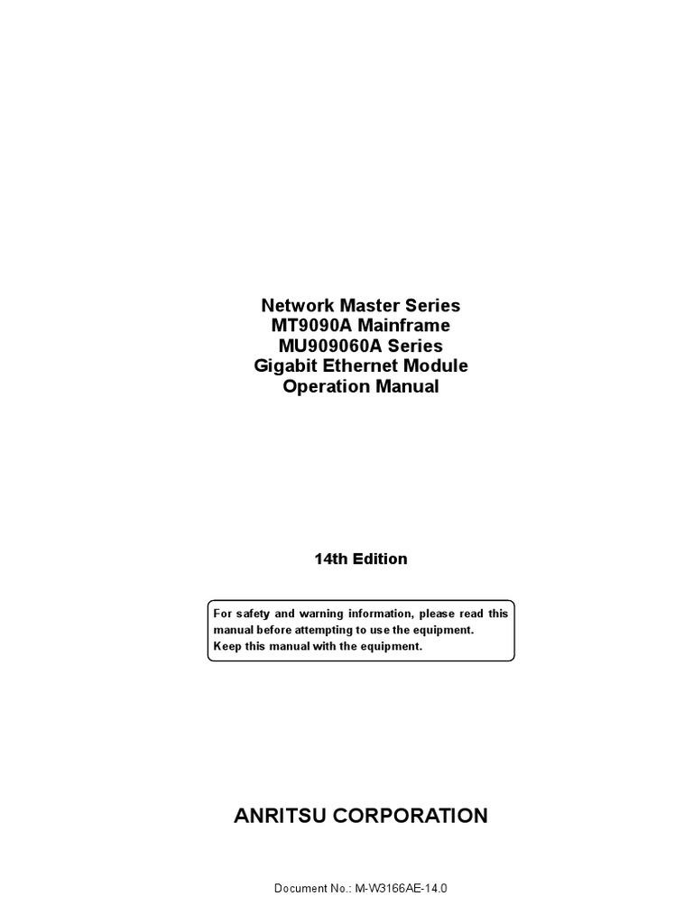 MU909060A Opm e 14 0 PDF | PDF | Laser