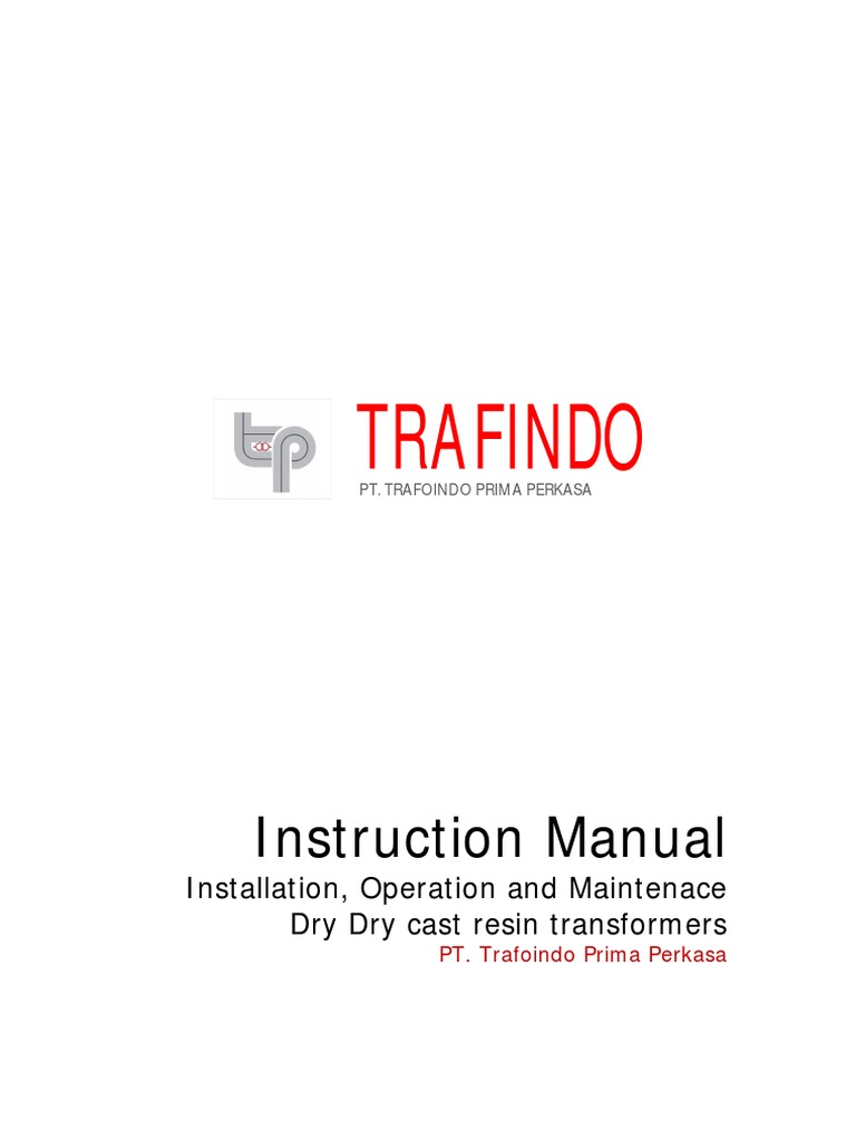 Operation and Maintenance Trafo Trafindo | PDF | Transformer | Inductor