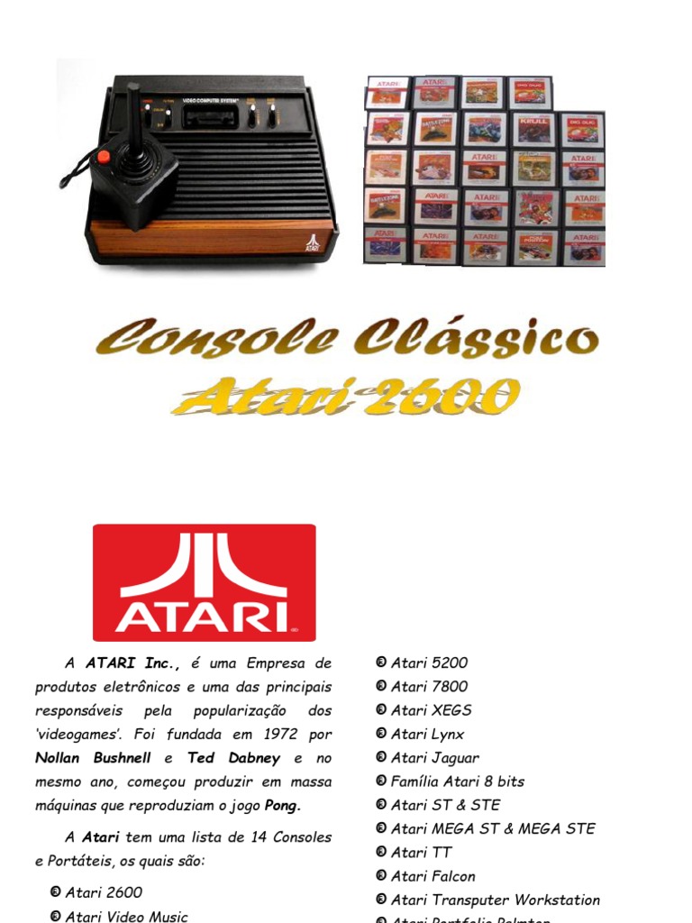 E-Book 3 (ATARI) (#) | Download grátis PDF | Empresas de jogos de videogame | Indústrias