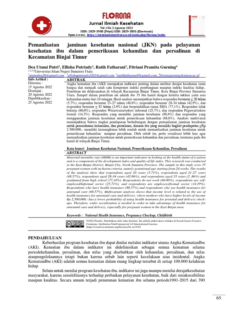 Dea Utami Putri, Ellisha Putriady, Ratih Fatharani, Fitriani Pramita ...