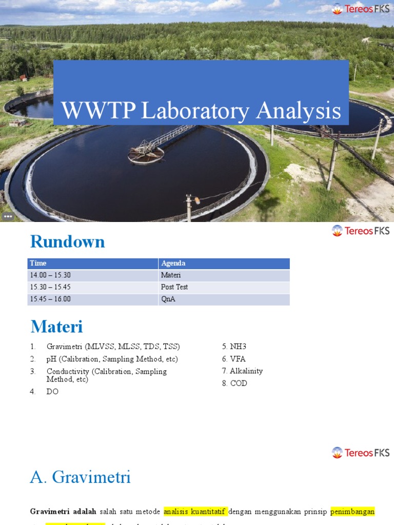 Laboratory Analysis For WWTP | PDF