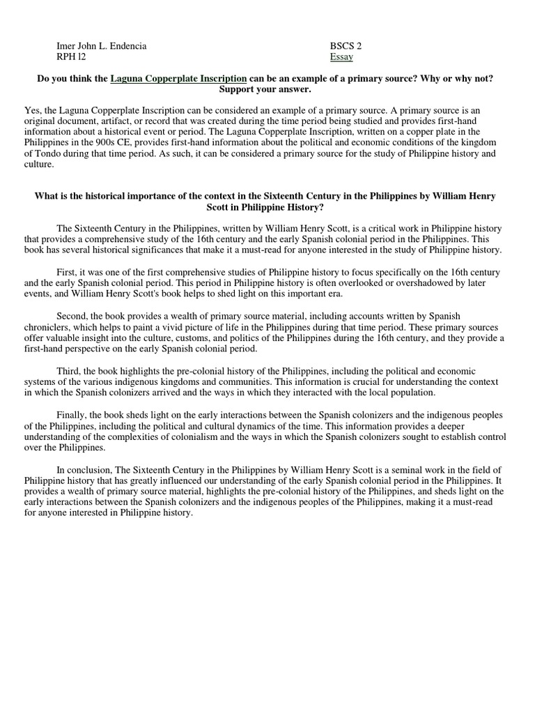 Laguna Copperplate Inscription | PDF | Colonialism | Philippines