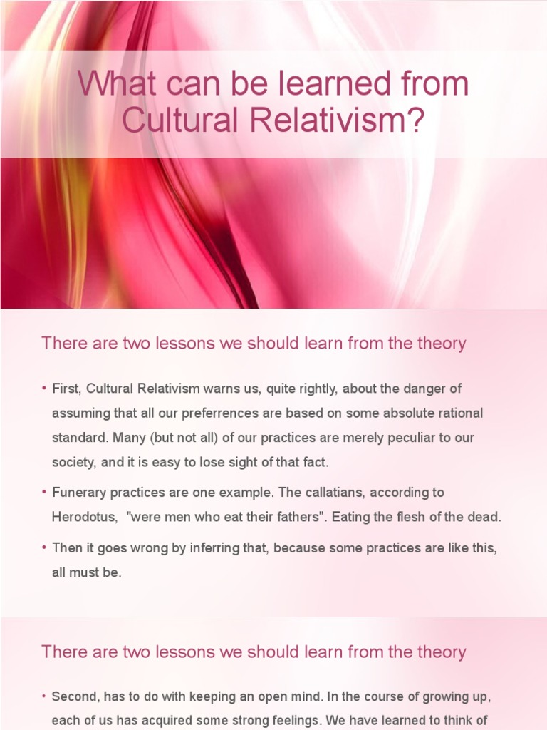The Challenge of Cultural Relativism | PDF