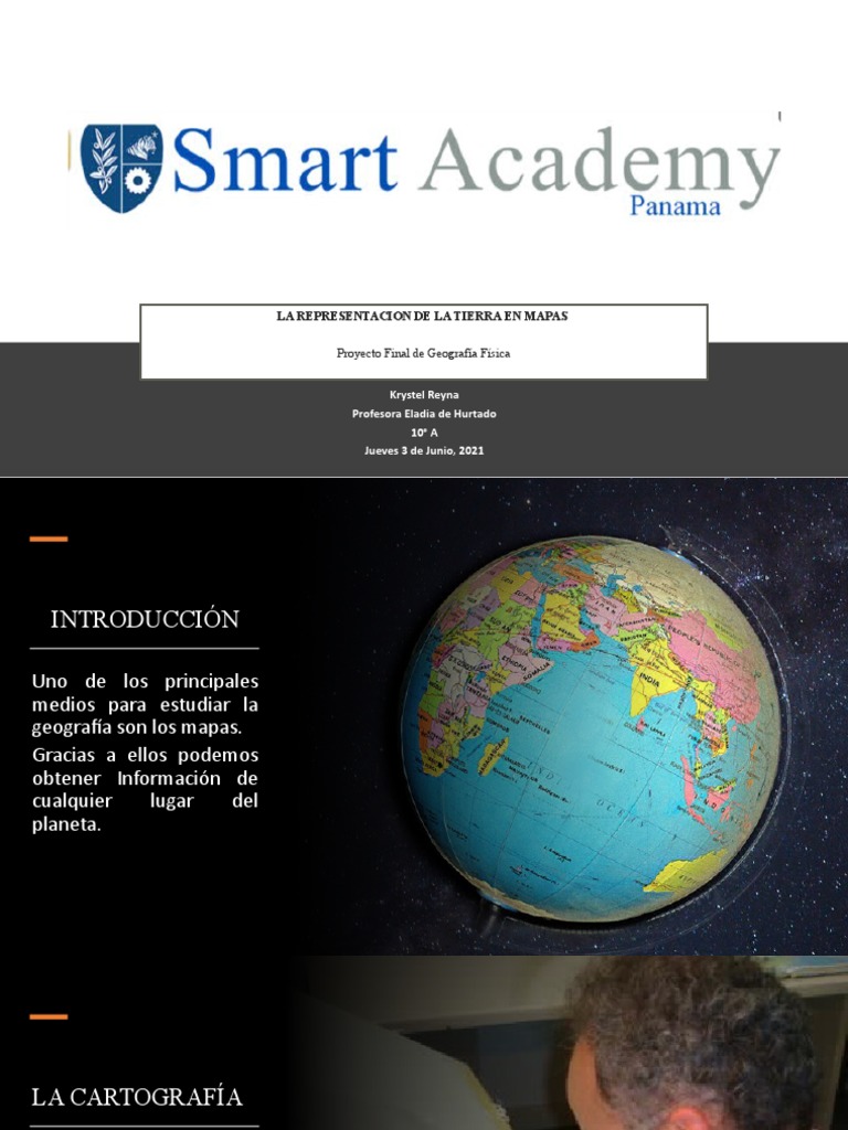 La Representacion de La Tierra en Mapas: Proyecto Final de Geografía Física | PDF | Mapa ...