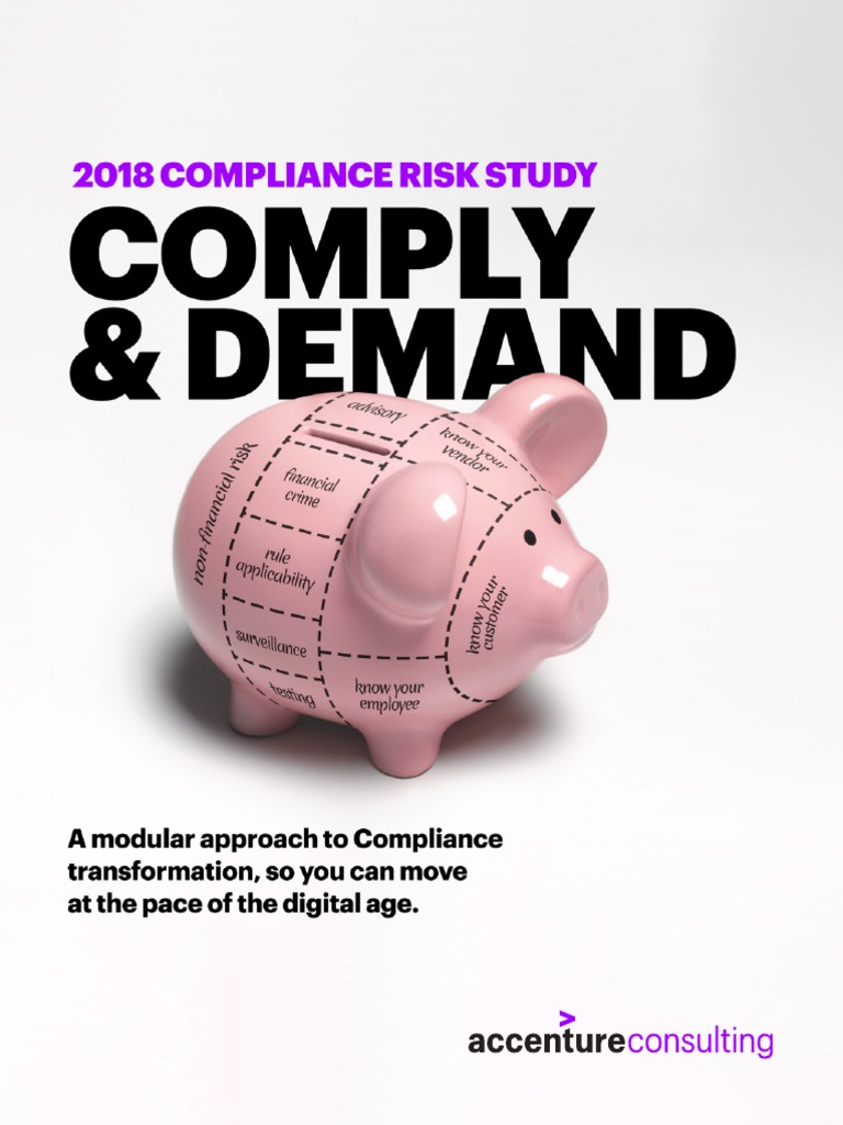 Accenture 2018 Compliance Risk Study | PDF | Regulatory Compliance | Risk