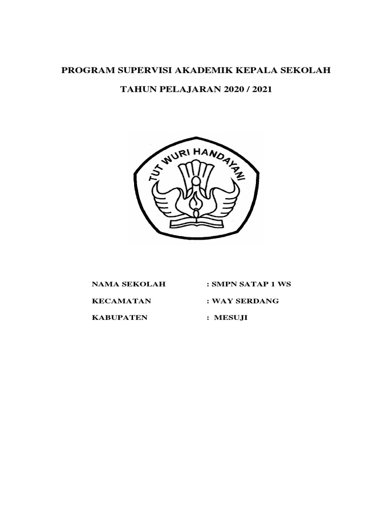Program Supervisi Akademik SMPN 1 WS | PDF | Karier & Perkembangan