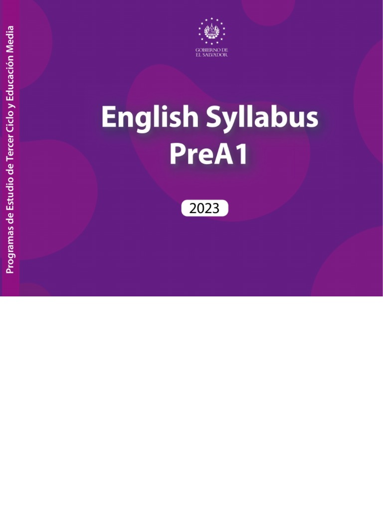 Programa de Estudio Inglés III Ciclo y Educación Media | PDF | Educational Assessment | Learning