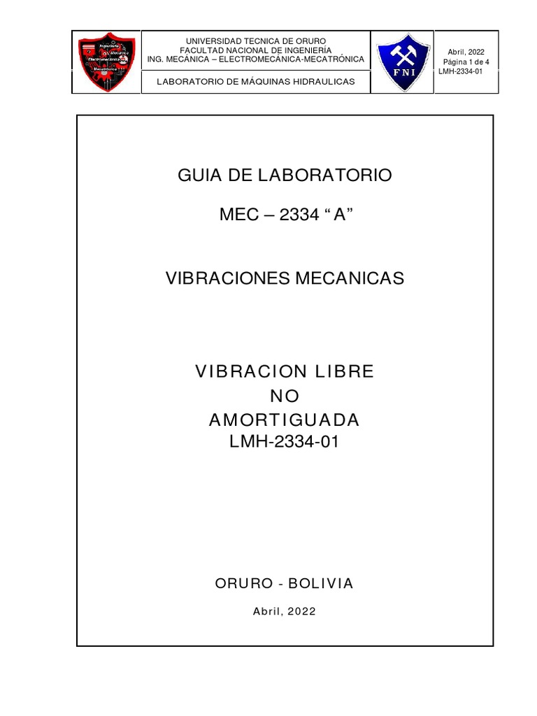Lab1-2334-1-22 Guia | PDF | Fuerza | Ecuaciones