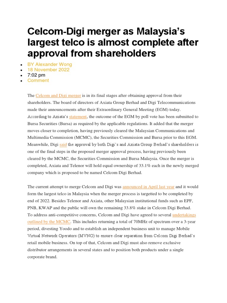 Celcom | PDF | Telecommunications