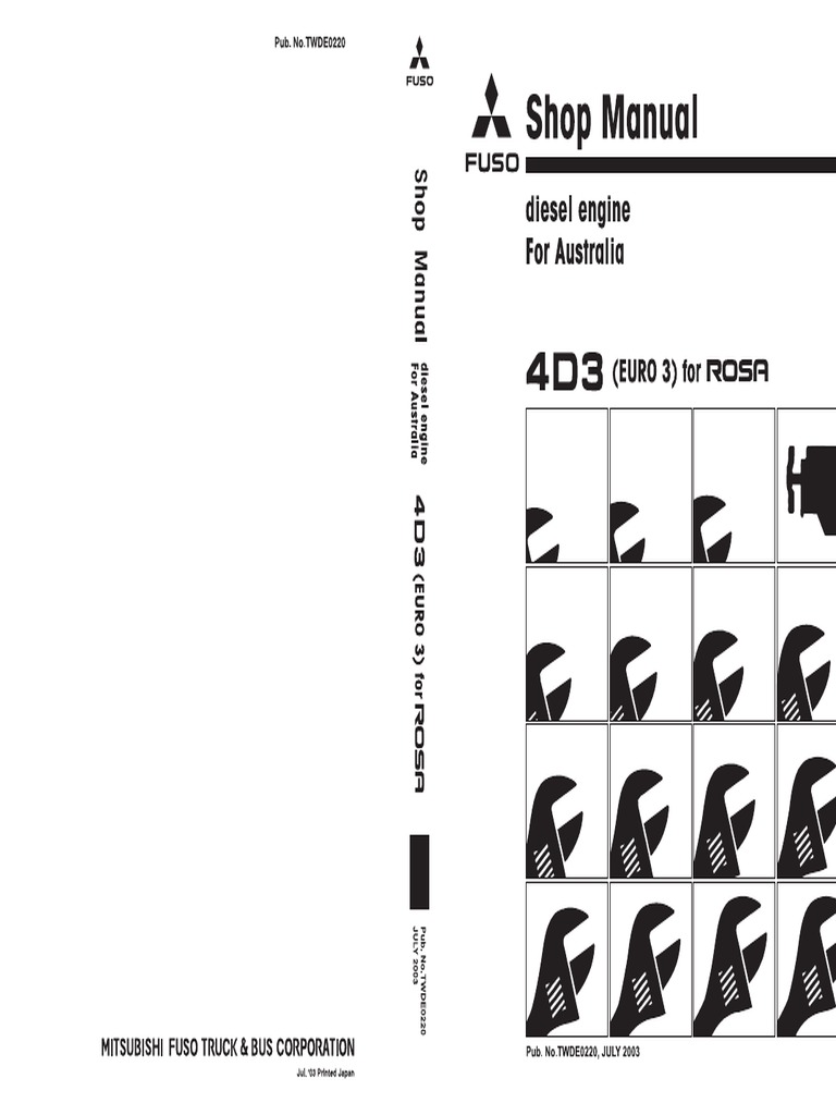 Rosa 4D3 Engine | PDF | Internal Combustion Engine | Screw