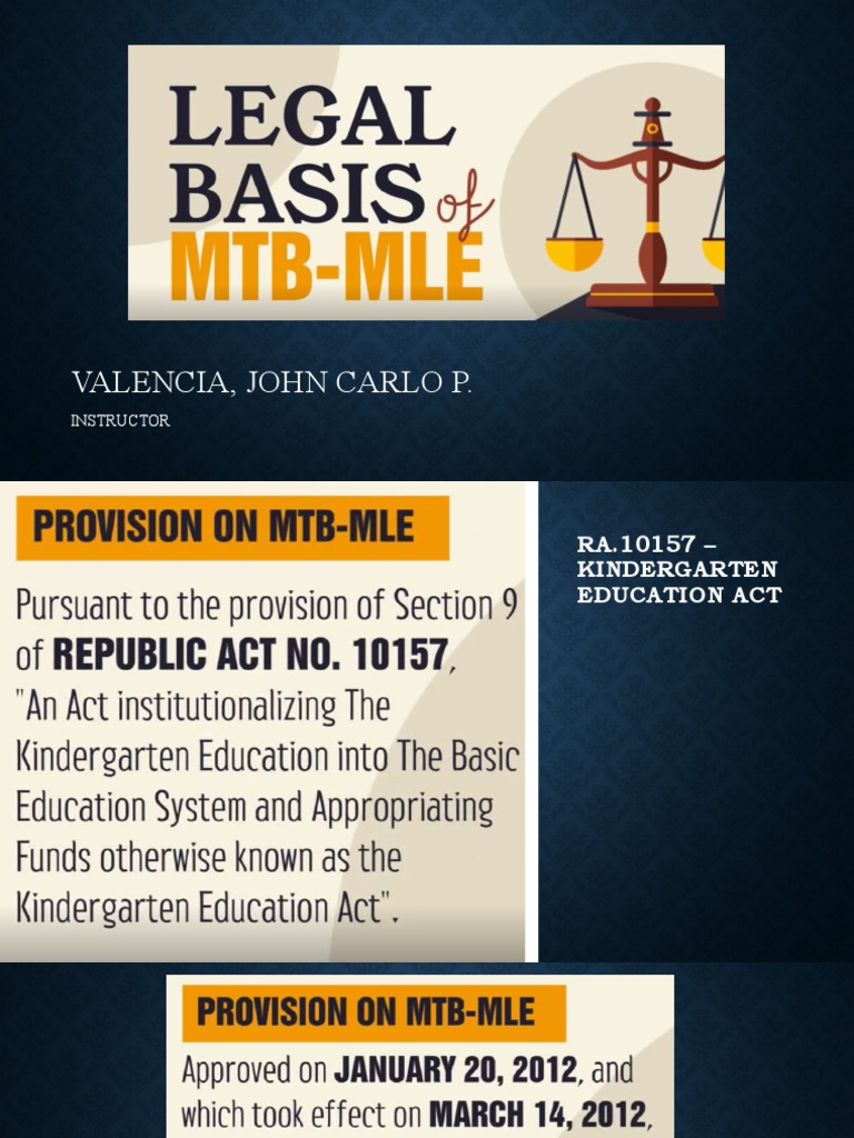 Legal - Bases Mtb-Mle | PDF