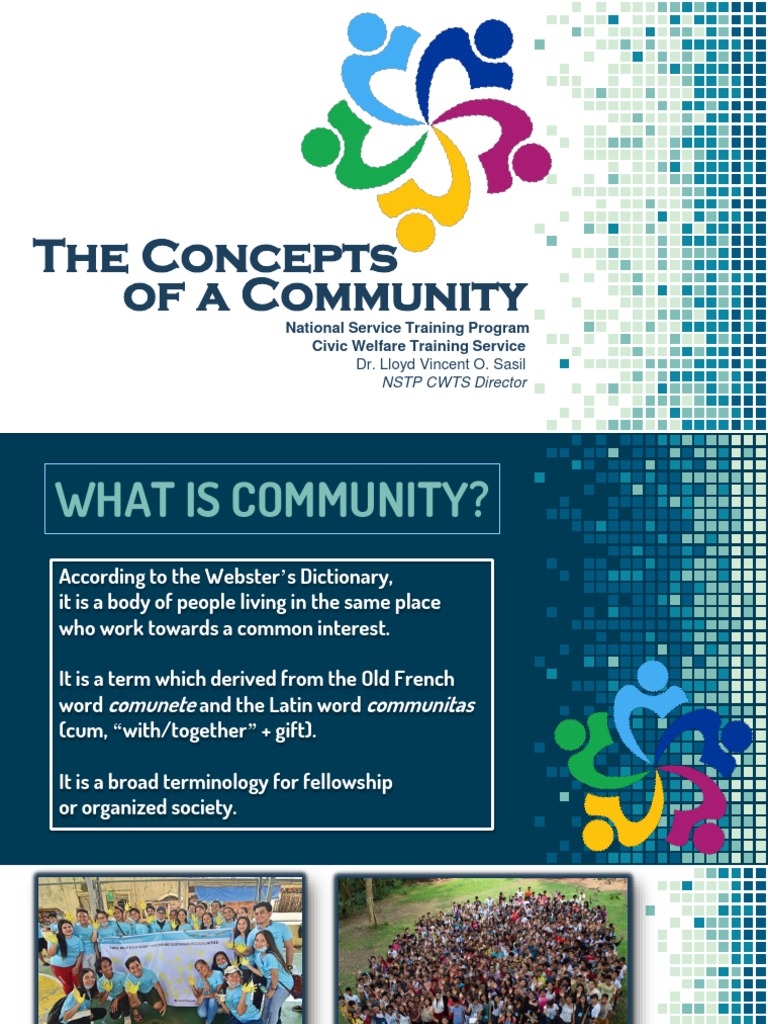 Understanding Community: Definitions, Concepts, and Shared Values of a ...