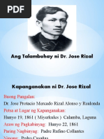 Mga Mahahalagang Tala Sa Buhay Ni Jose Rizal | PDF