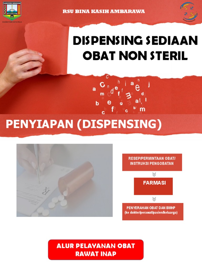 DISP SEDIAAN OBAT NON STERIL | PDF
