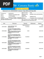 ICICI Bank Statement Sample | PDF | Payments | Banking Technology