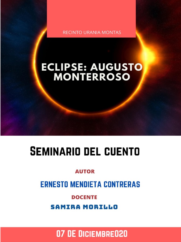 El Eclipse | PDF | Civilización maya