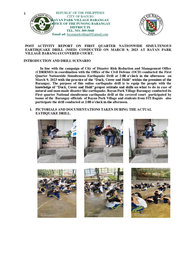 1st Quarter NSED 2023 | PDF