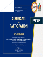 BDP Workshop Certificate March 1-2, 2023 | PDF