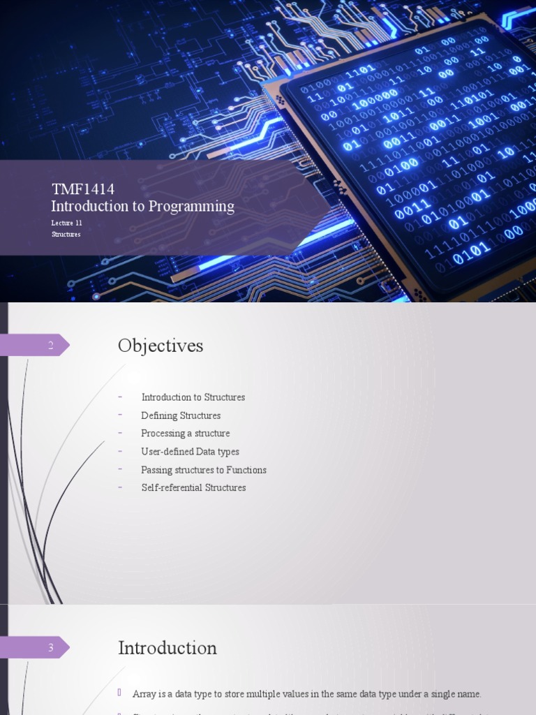 Lecture 11 Structures Pdf Pointer Computer Programming Computer Engineering