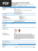 Material Safety Data Sheet: Genesys LF | PDF | Occupational Hygiene ...
