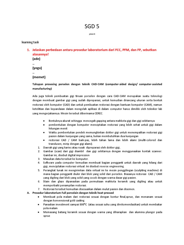 SGD 5 (!) | PDF | Griya & Taman | Teknologi & Rekayasa