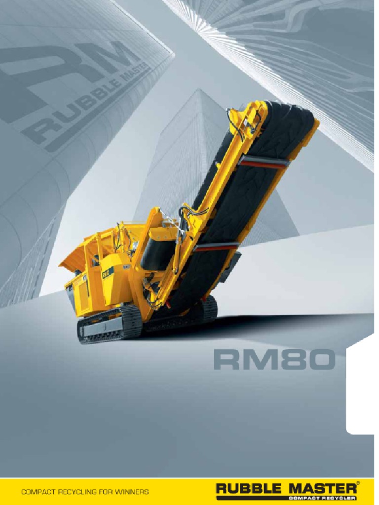 Bazer rm80 23 Tonnes Rubble Master | PDF