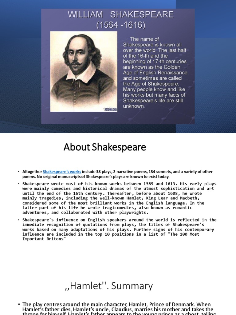 HAMLET | PDF | Hamlet | Plays Based On European Myths And Legends