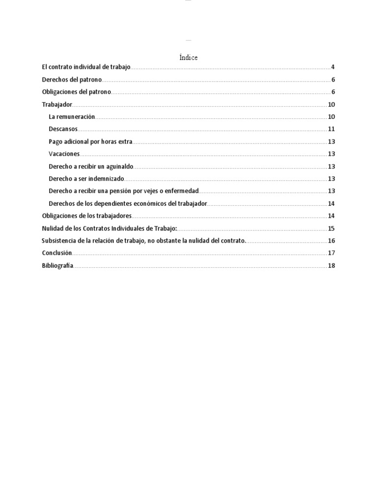 Derechos y Obligaciones Del Trabajador y El Patrono | PDF | Salario ...
