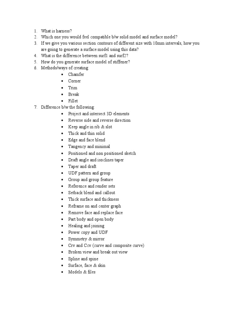 A Comprehensive Guide To Catia Modeling Commands Tools Functions And