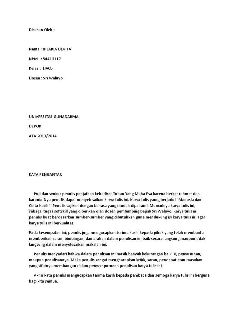 Contoh Karya Ilmiah SMA | PDF