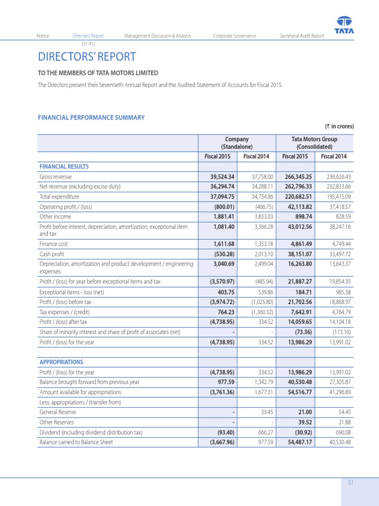 Directors' Report PDF | PDF | Fiscal Policy | Economic Growth