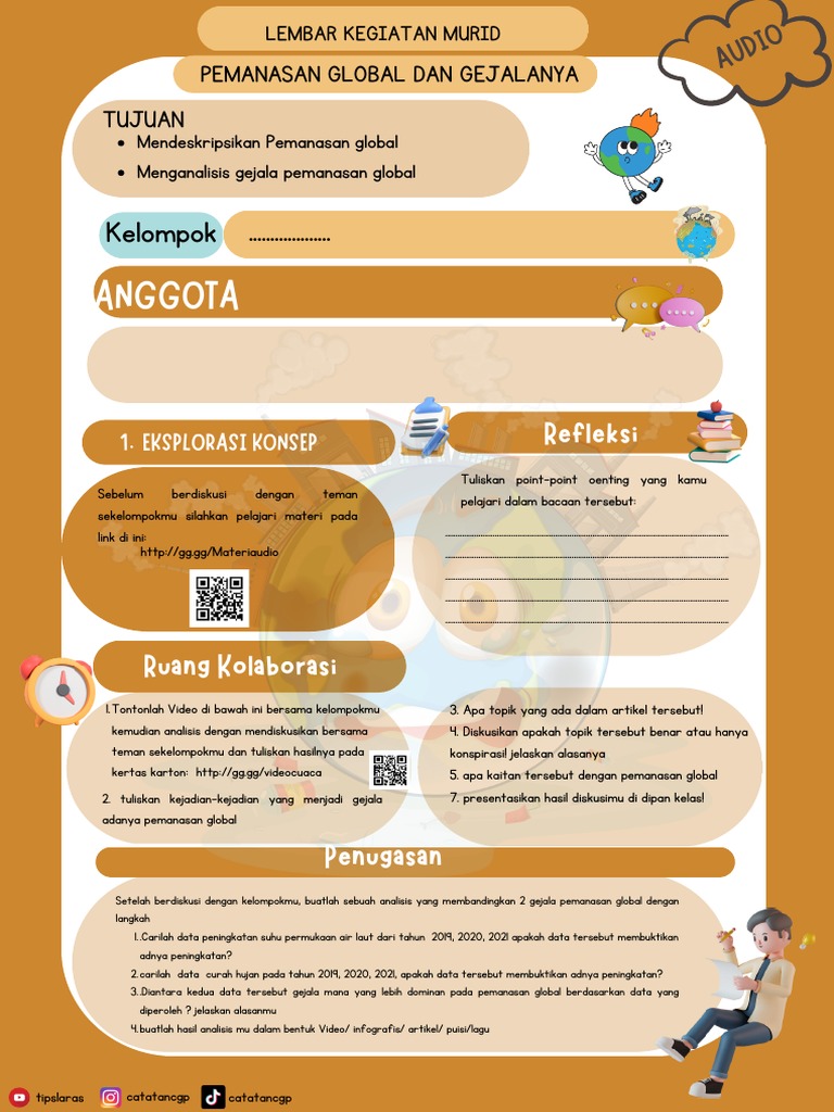 LKPD Pemanasan Global Visual | PDF