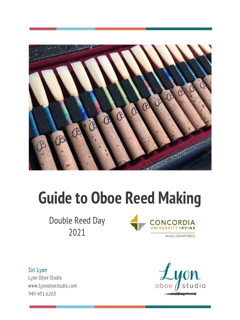 Guide To Oboe Reedmaking 2021 | Download Free PDF | Oboe | Knife