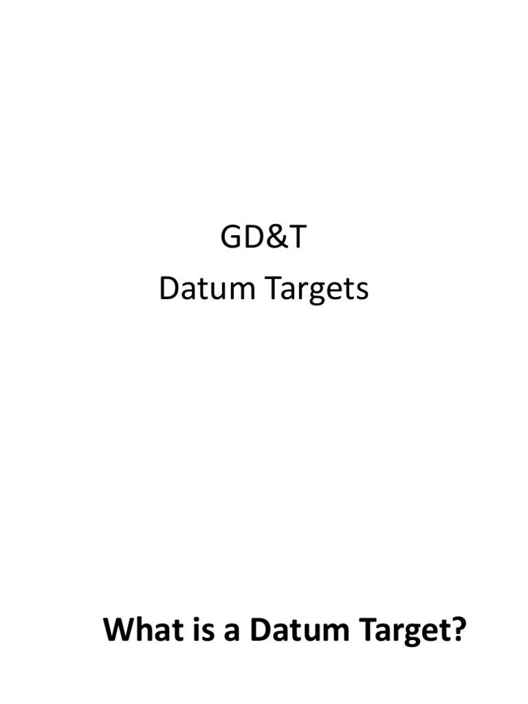 Datum Targets | PDF | Procedural Knowledge | Business Process